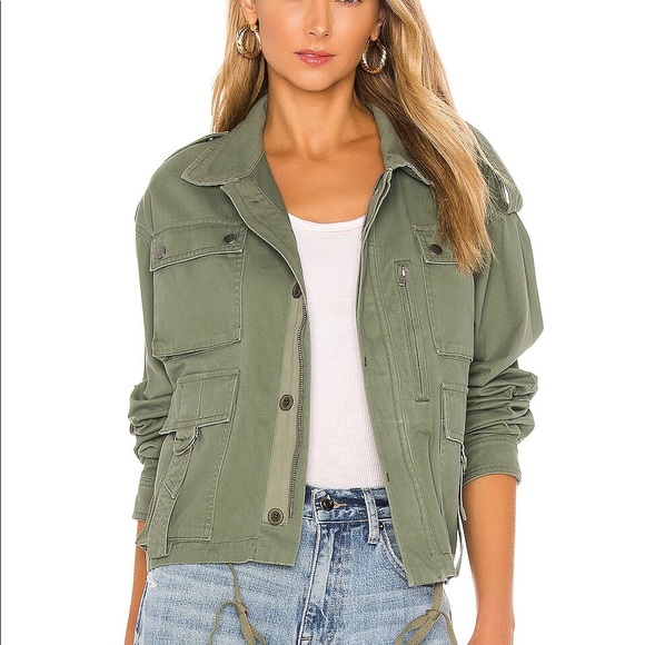 pistola | Jackets & Coats | Pistola Ashton Military Crop Bomber Jacket ...